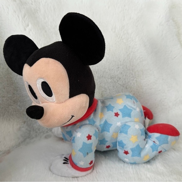 Disney | Toys | Disney Baby Musical Crawling Pals Plush Mickey Mouse ...